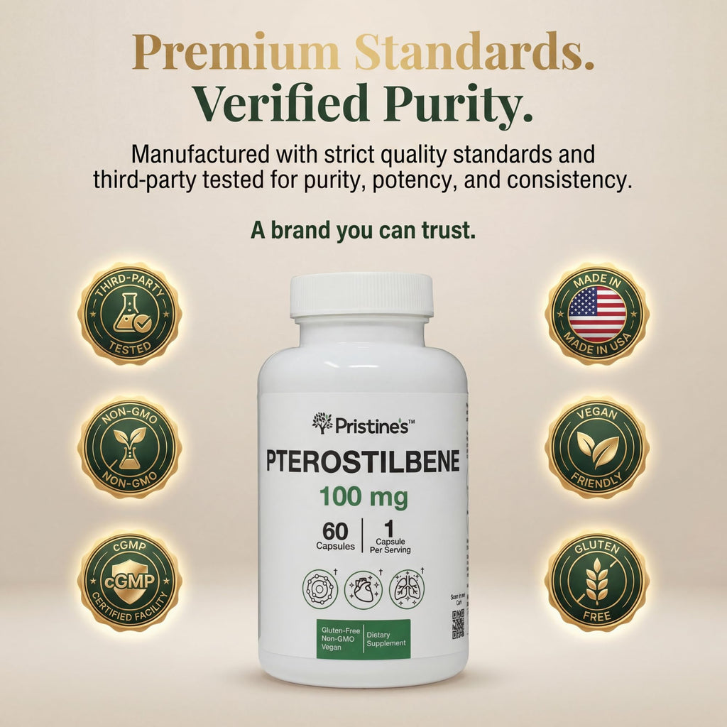 antioxidant support with Pterostilbene