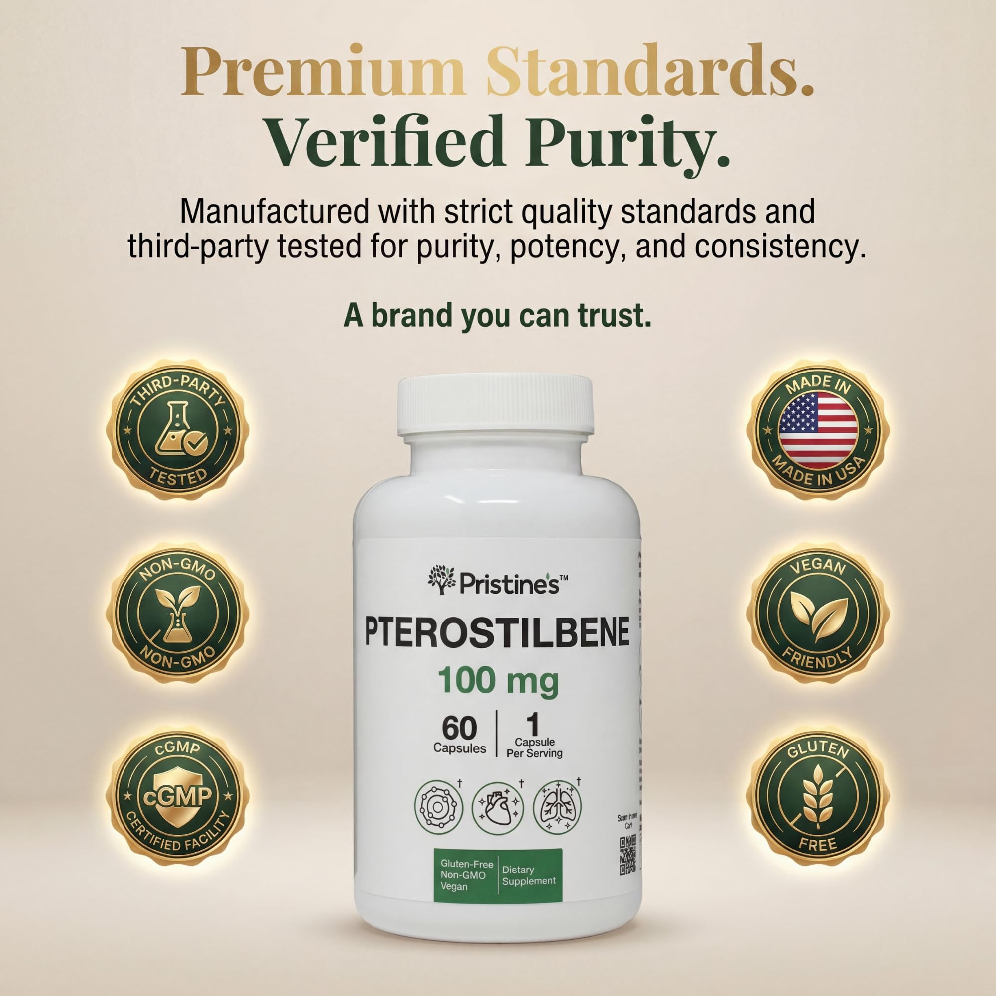 antioxidant support with Pterostilbene