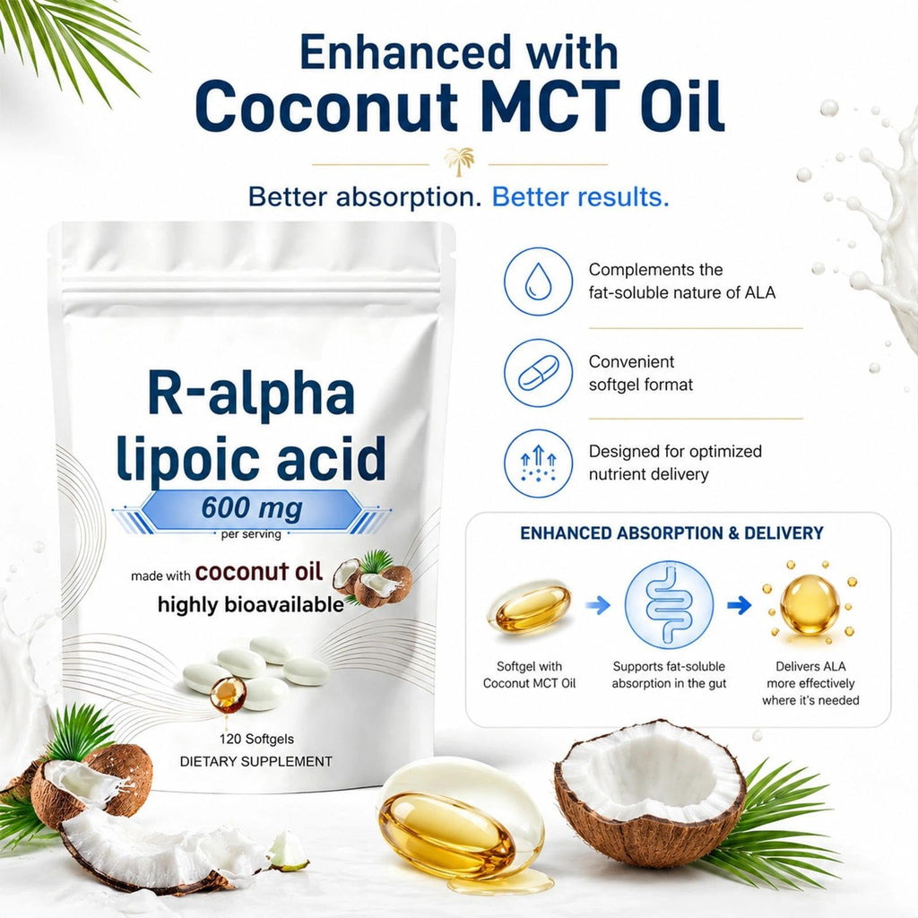 Antioxidant support with R-Alpha Lipoic