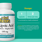 antioxidant support with R-Lipoic Acid