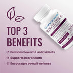 antioxidant support with resveratrol capsules