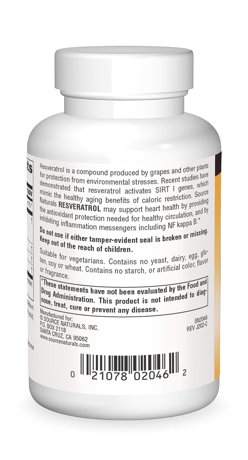 Antioxidant support with Resveratrol