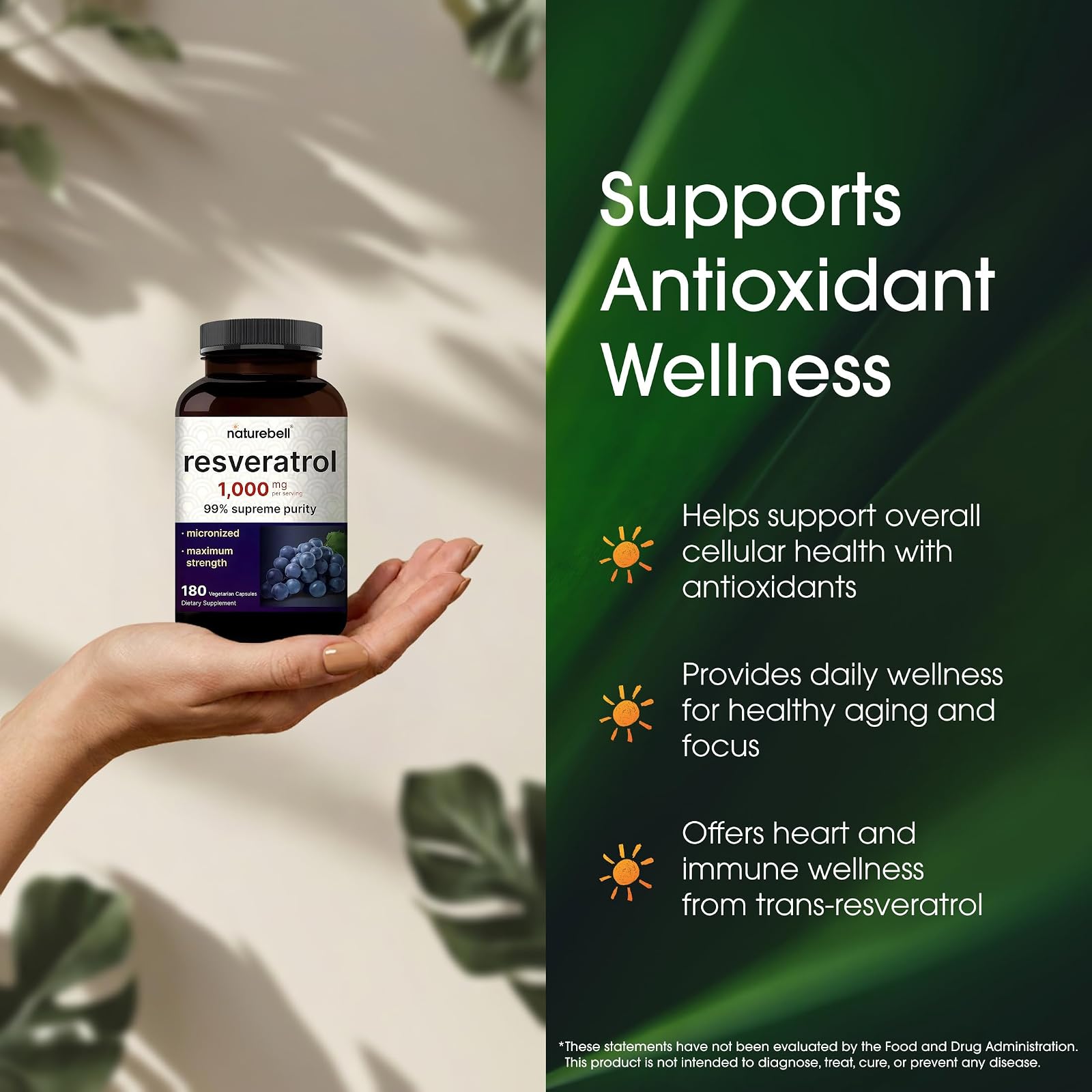 antioxidant support with resveratrol