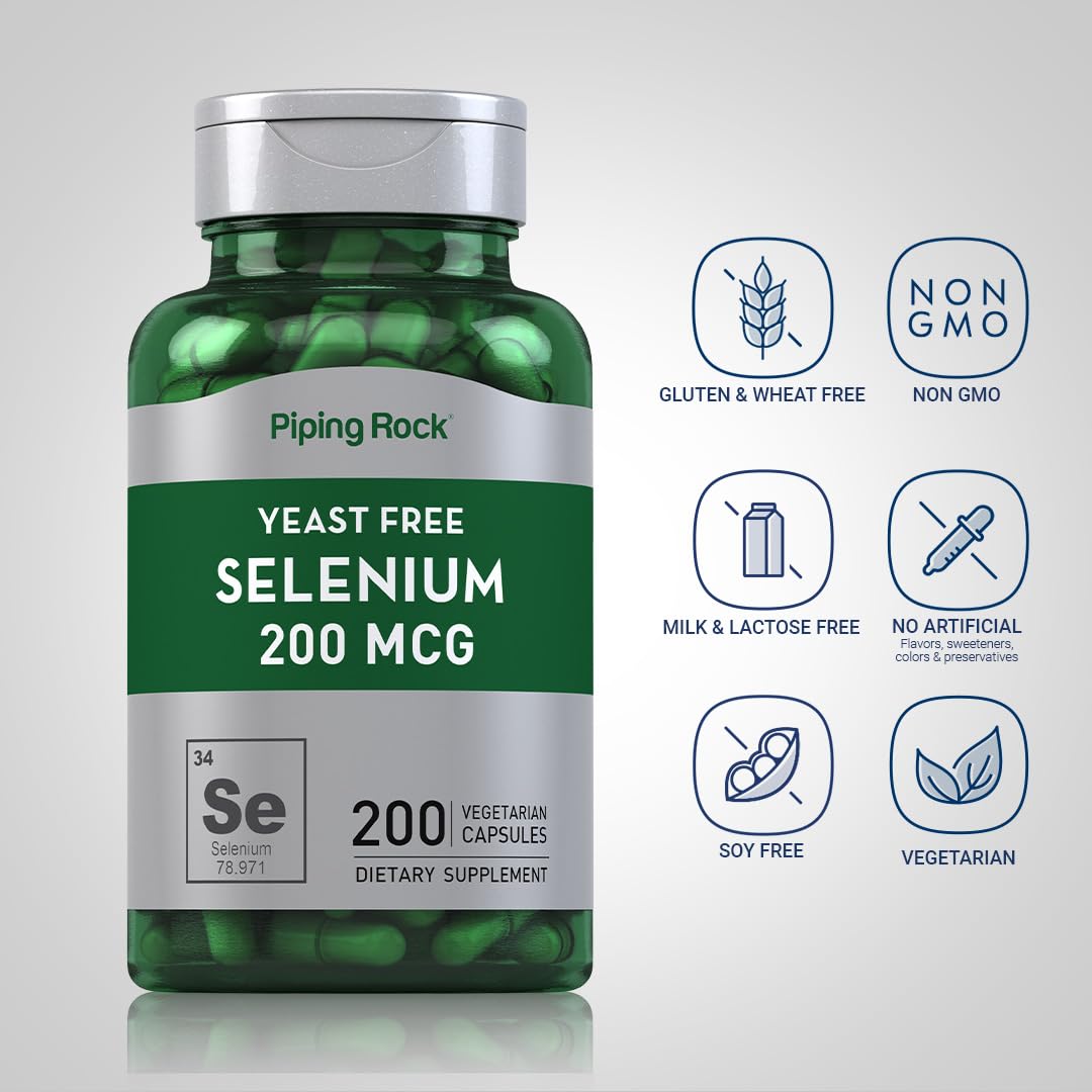 antioxidant support with selenium capsules
