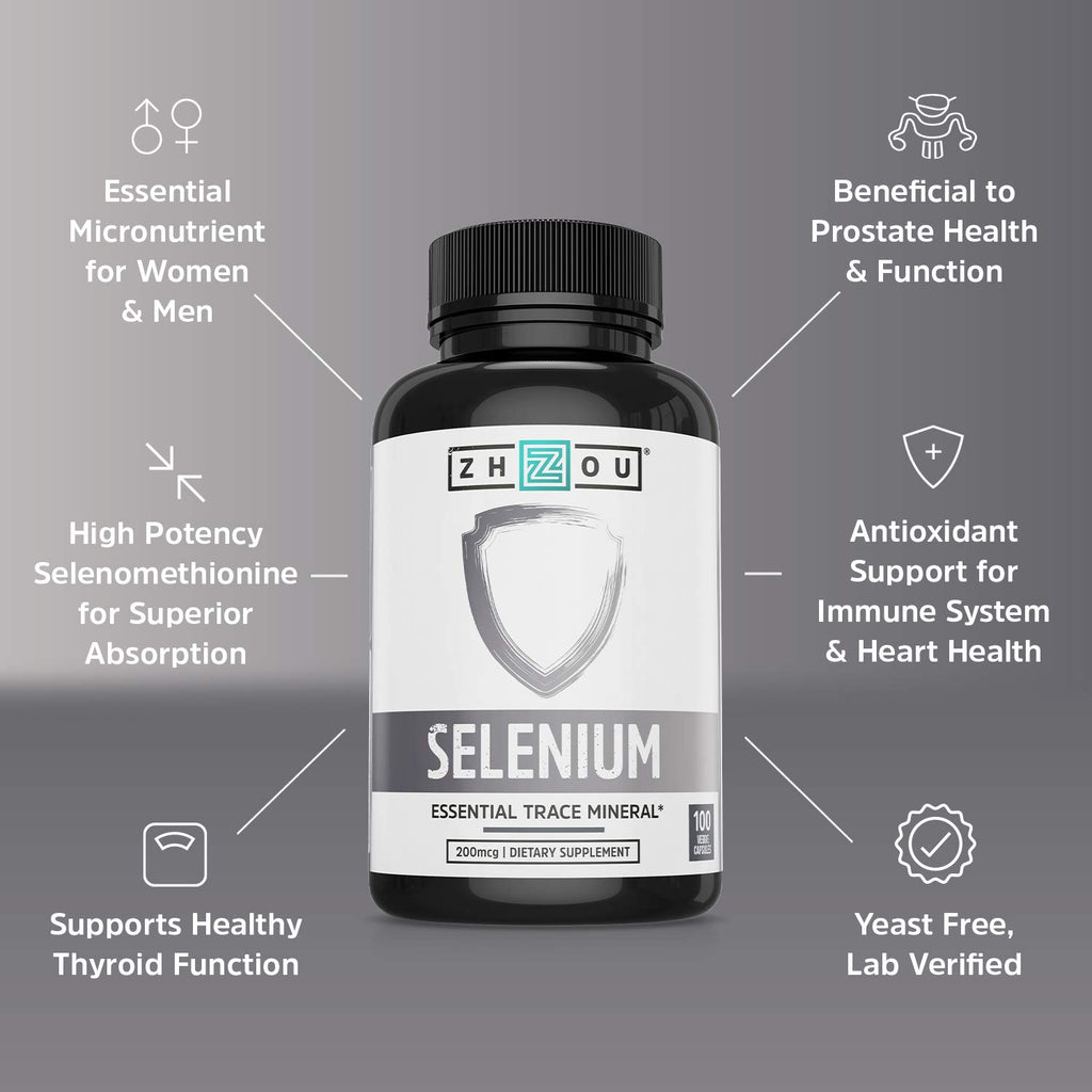 Antioxidant support with selenium