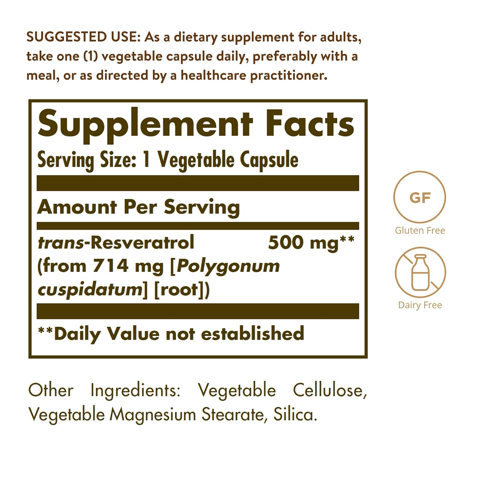 antioxidant support with Solgar Resveratrol