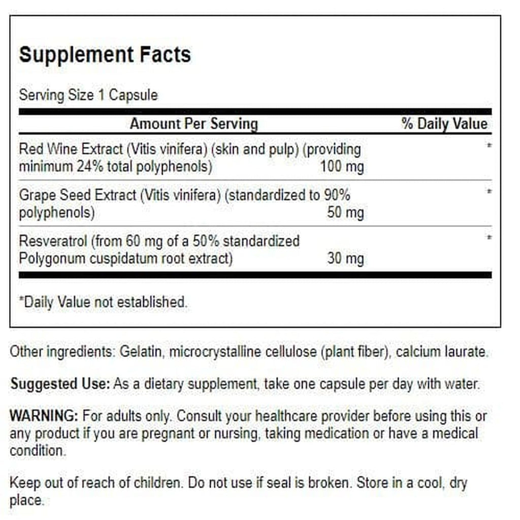 Antioxidant support with Swanson Resveratrol
