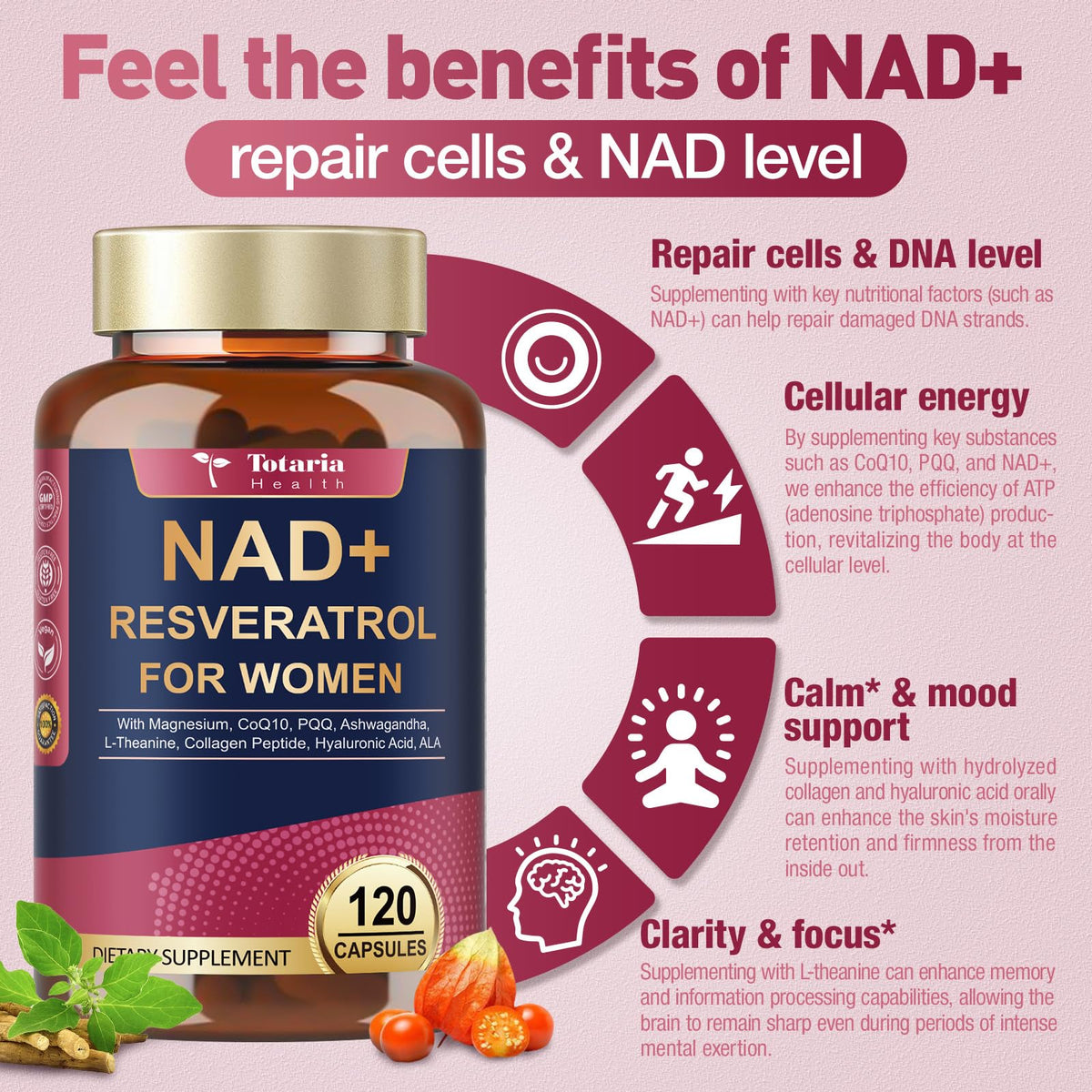 Antioxidant support with Totaria capsules