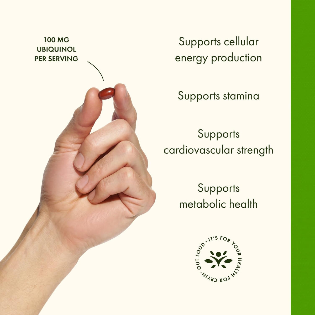 Antioxidant support with Ubiquinol
