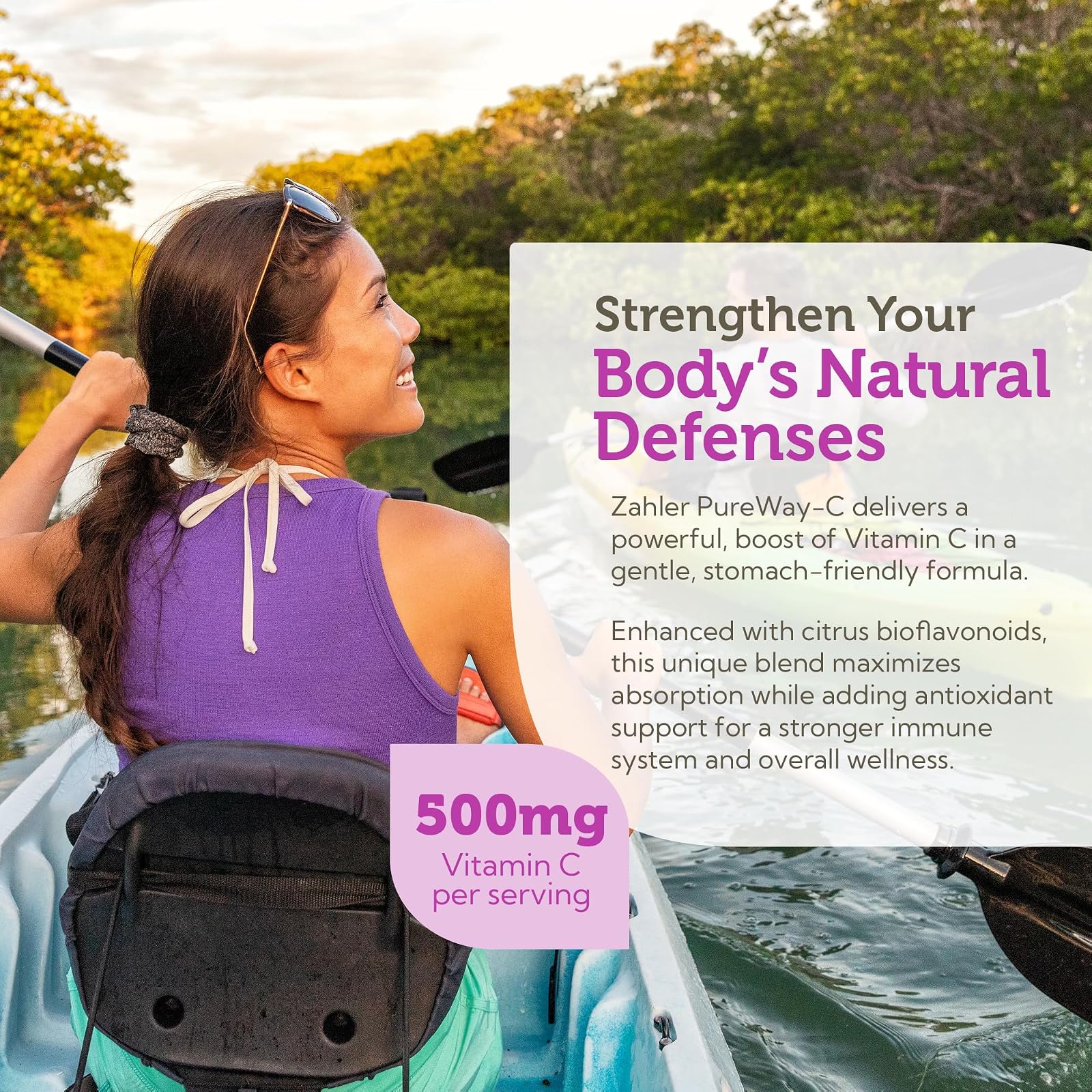 antioxidant support with Vitamin C