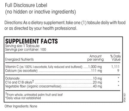 antioxidant support with vitamin C