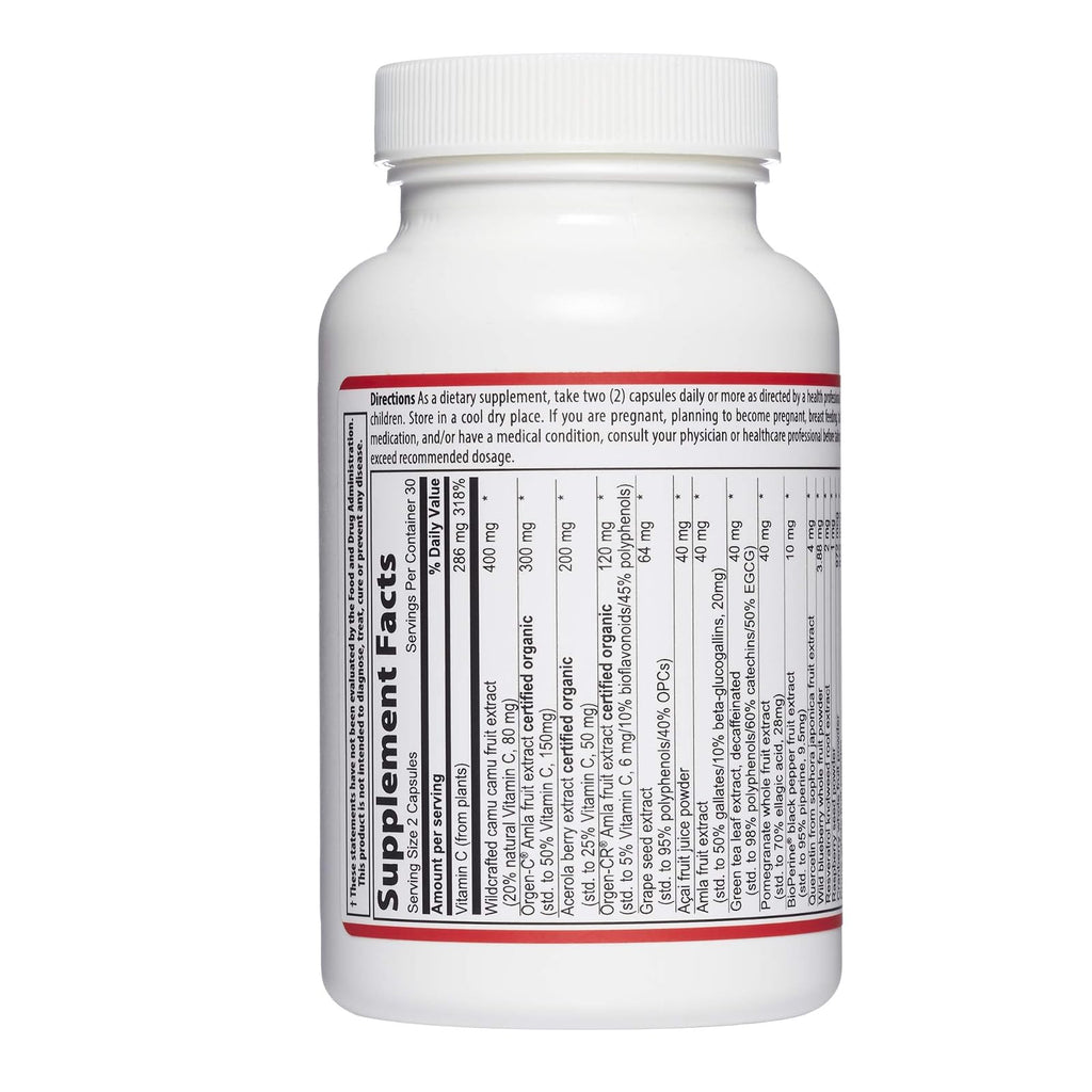 Antioxidant support with vitamin C