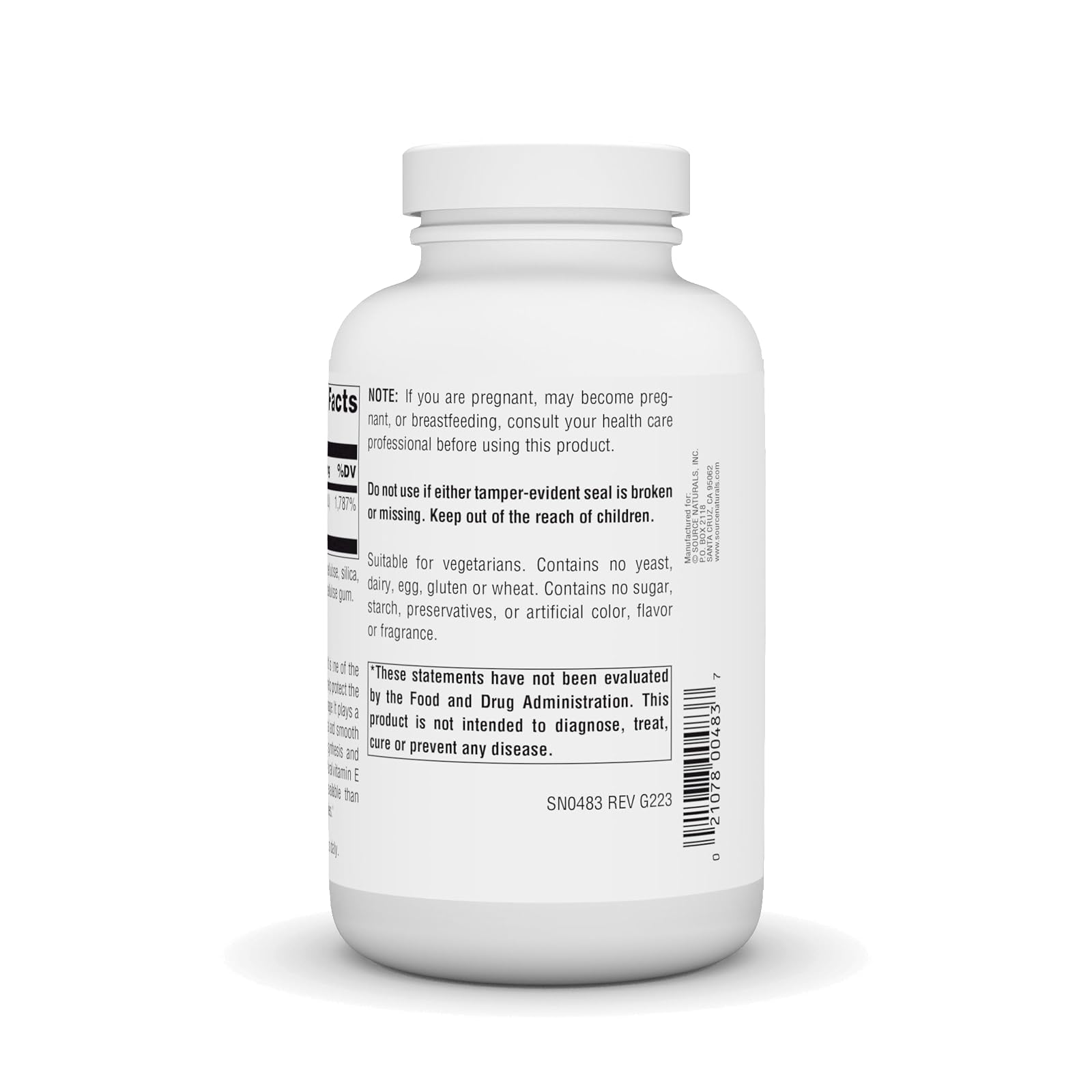 antioxidant support with vitamin e