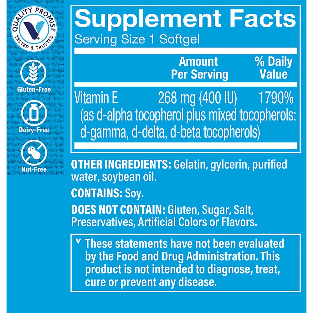 antioxidant support with Vitamin E