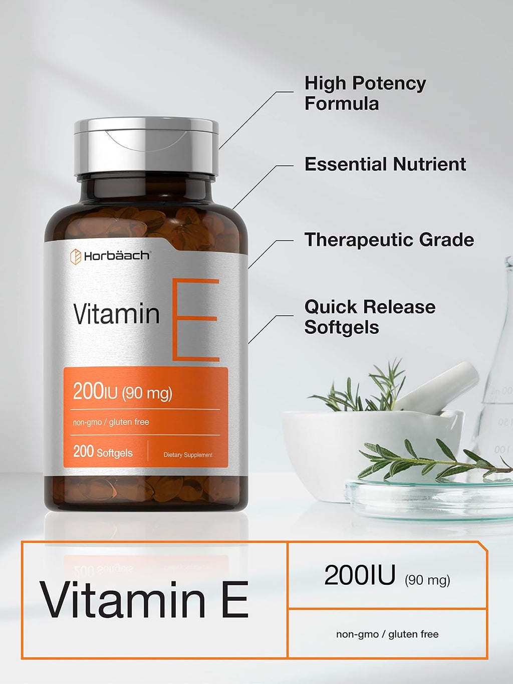 Antioxidant support with Vitamin E
