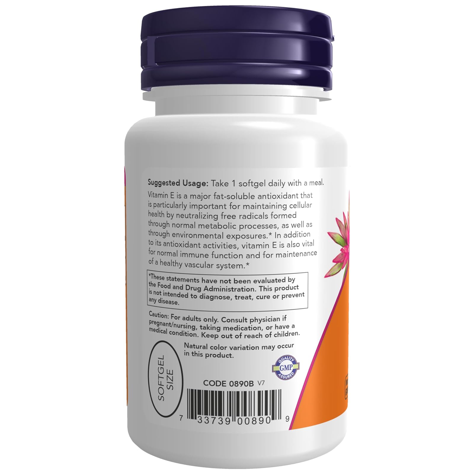 antioxidant support with Vitamin E