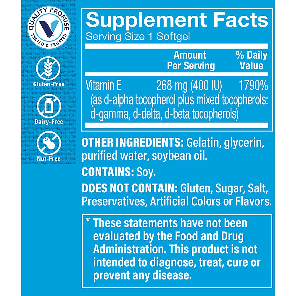 antioxidant support with Vitamin E
