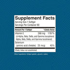 Antioxidant support with vitamin e
