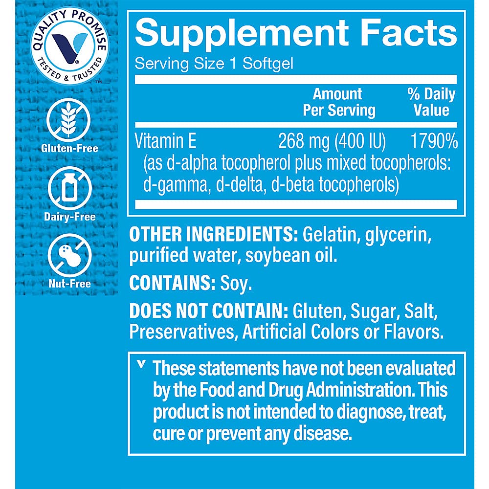 antioxidant support with Vitamin E