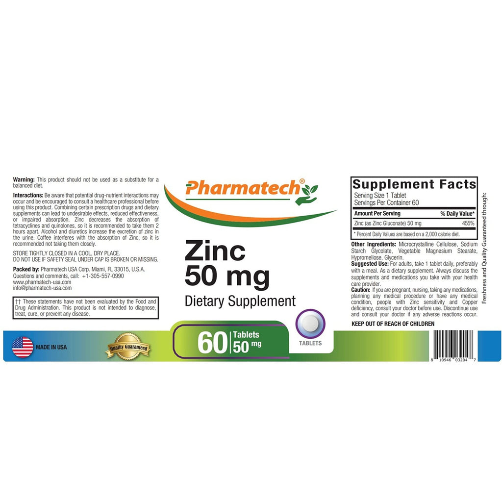Antioxidant zinc for men and women