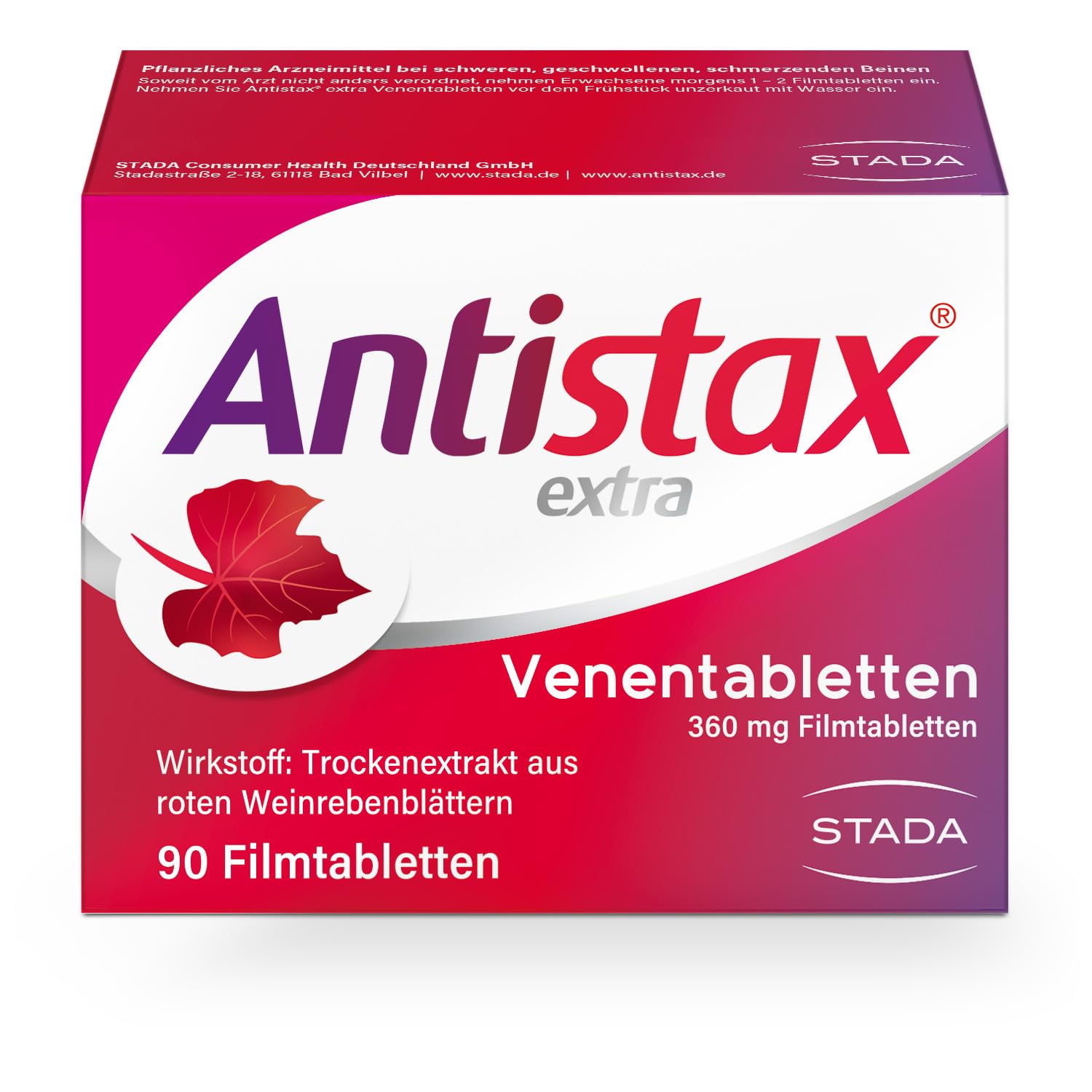 Antistax Extra Strength leg discomfort relief