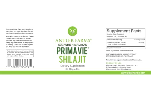 Antler Farms shilajit for vitality