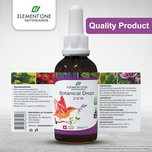 Anxiety relief with Element One drops