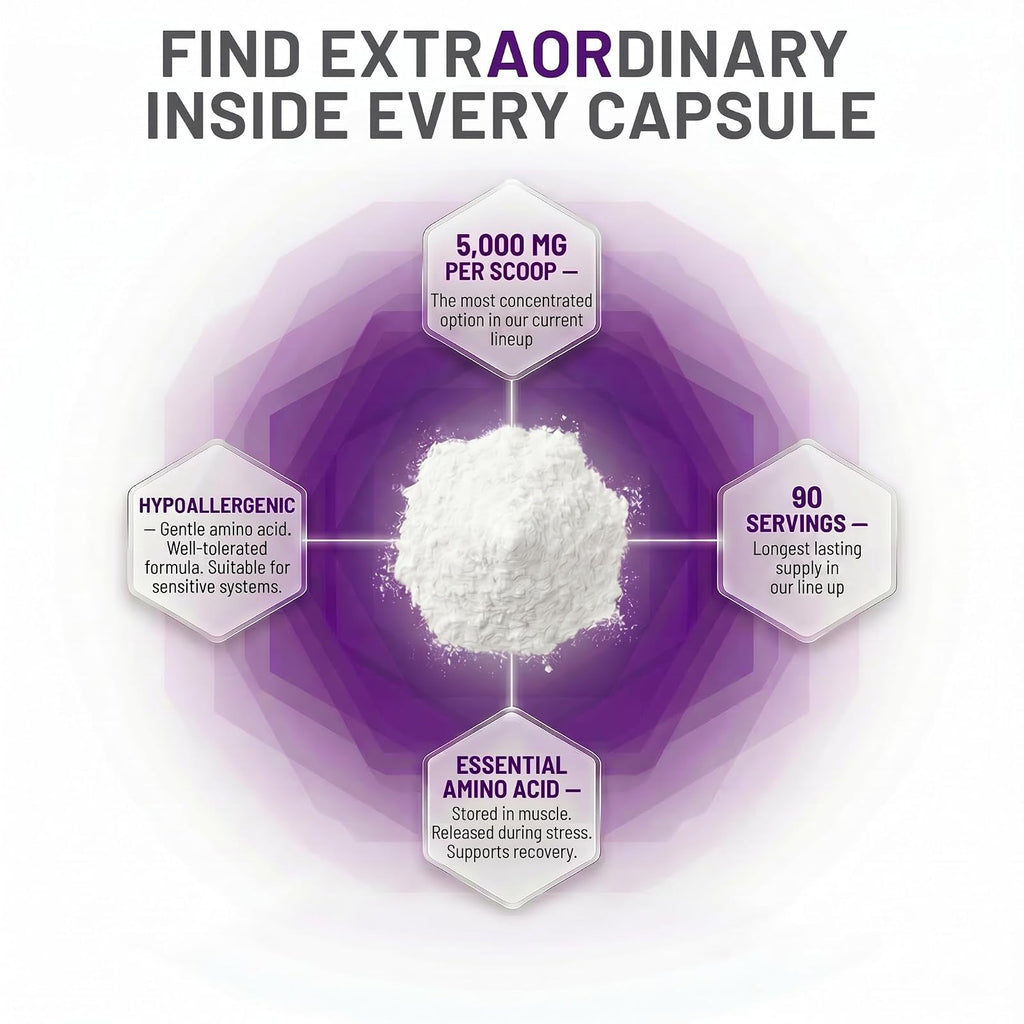 AOR amino acid supplement for gut health
