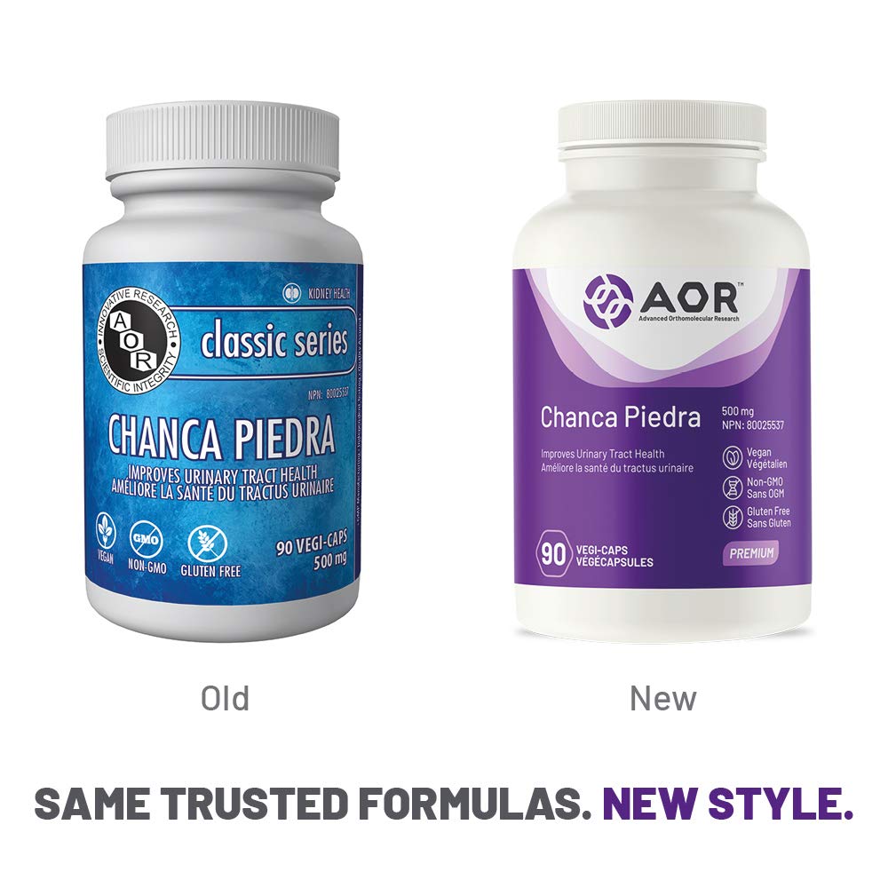 AOR Chanca Piedra health supplement features