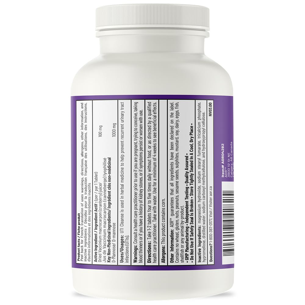 AOR Cleanse Flush cranberry benefits