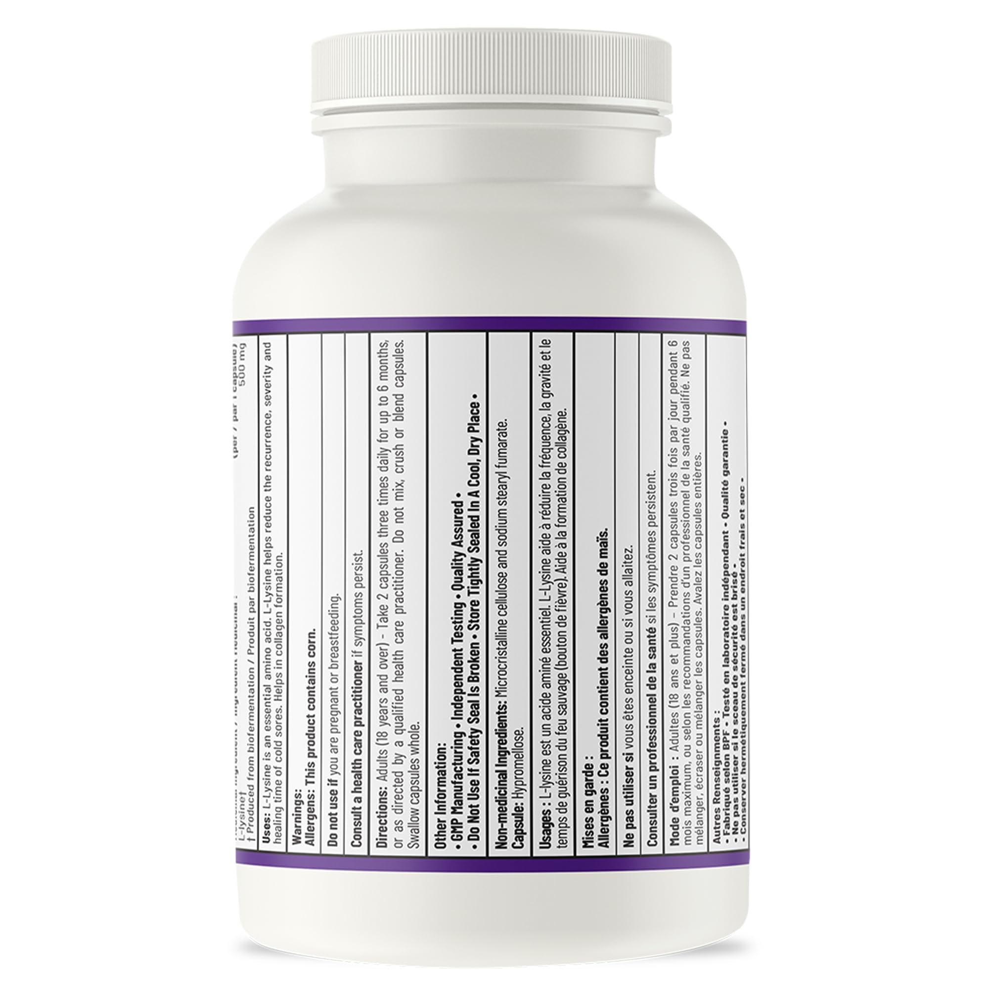 AOR l-lysine for overall health