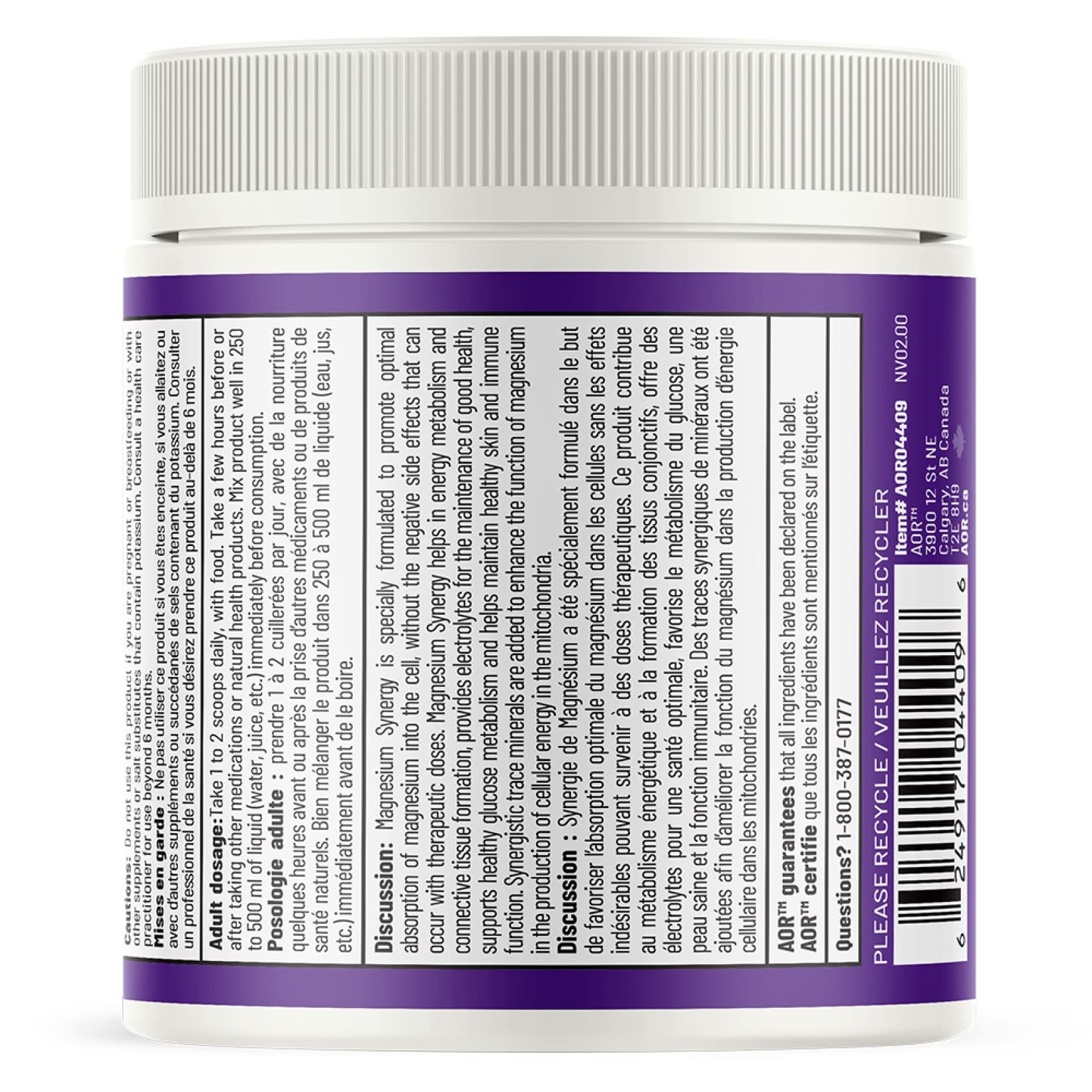AOR magnesium for stress relief