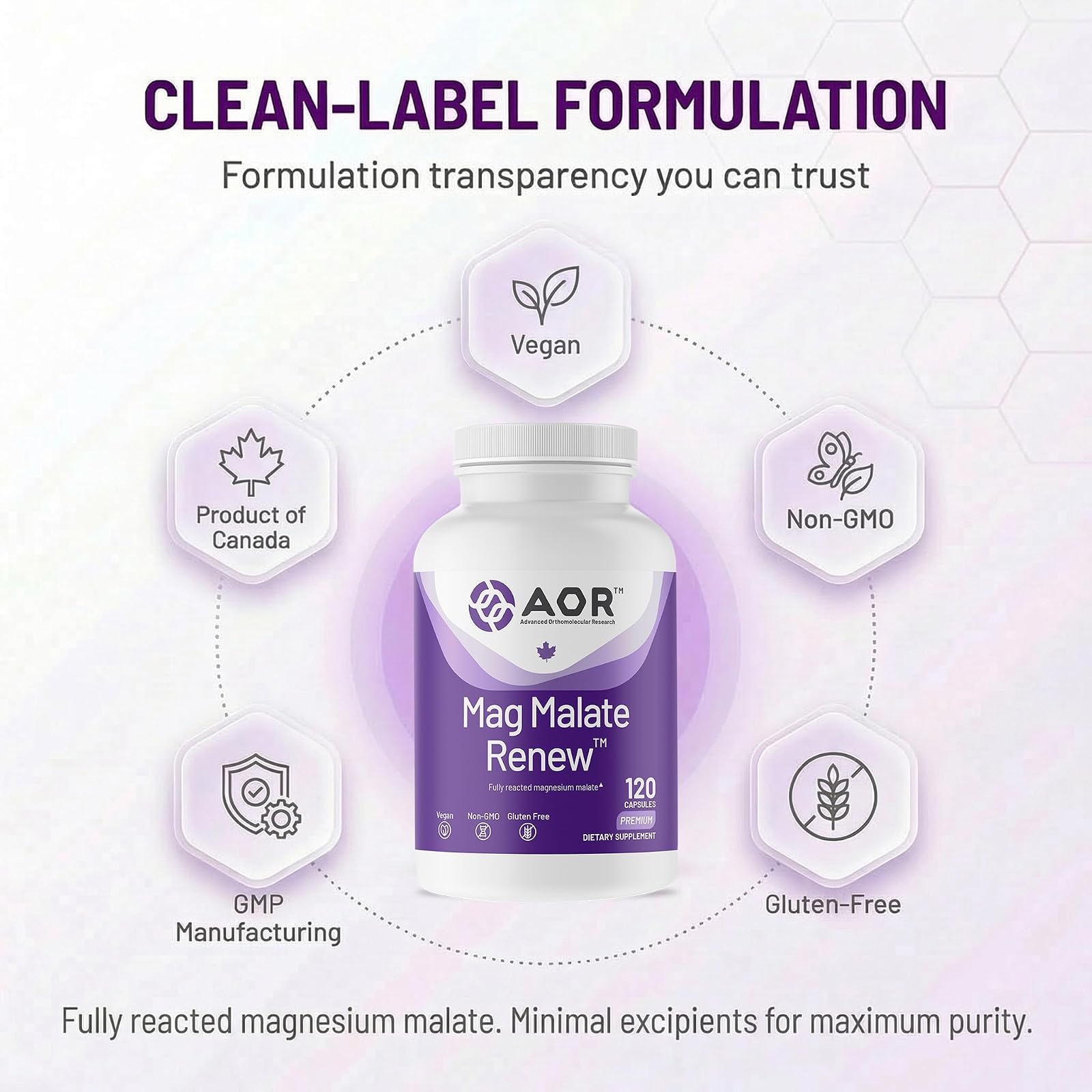 AOR magnesium malate for stress relief