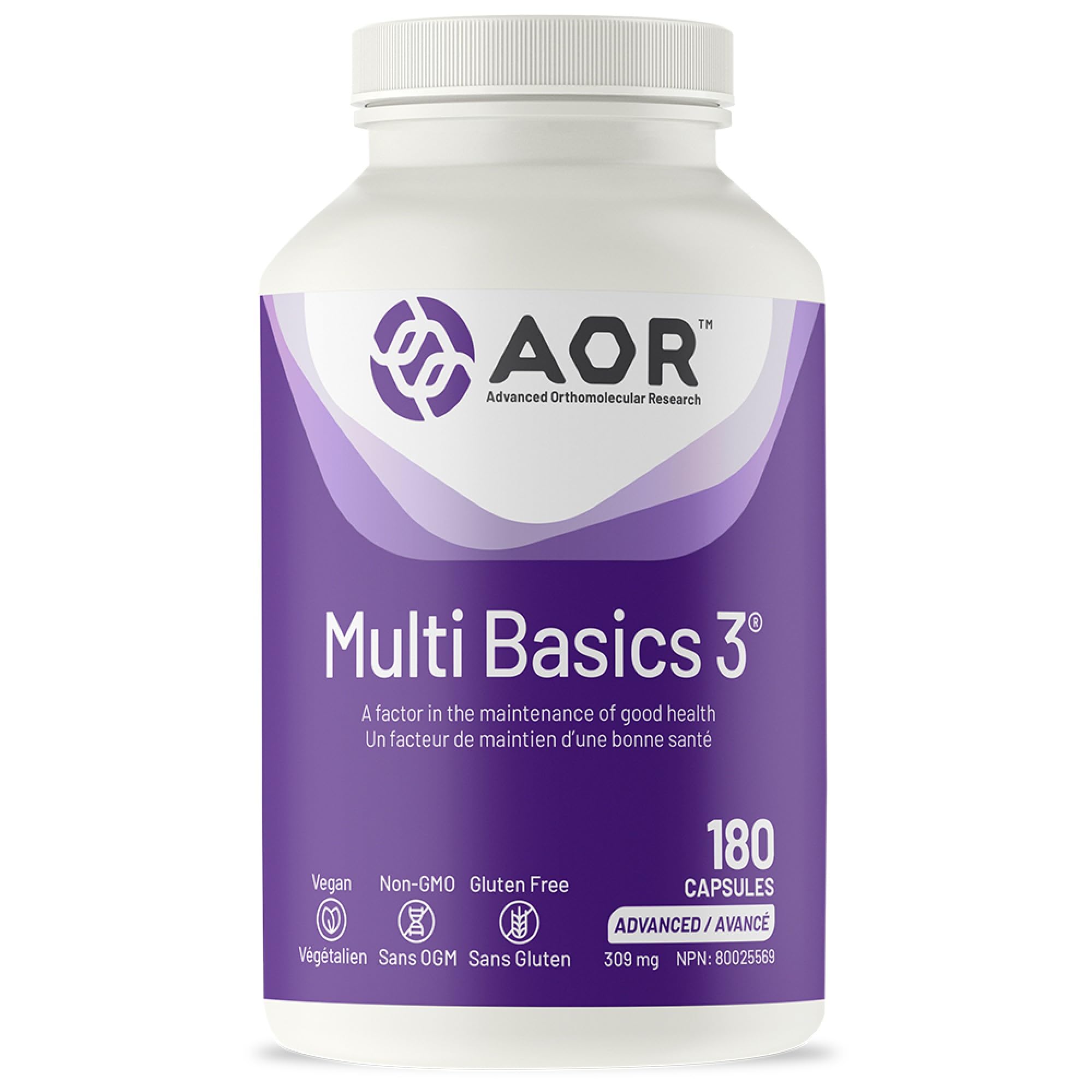 AOR Multi Basics blended vitamin supplements