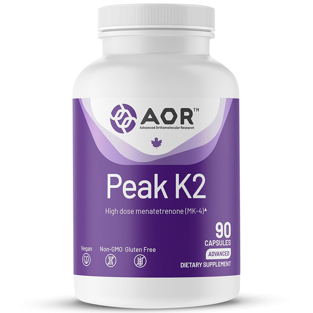 AOR Peak K2 vitamin K2 MK-4 capsules