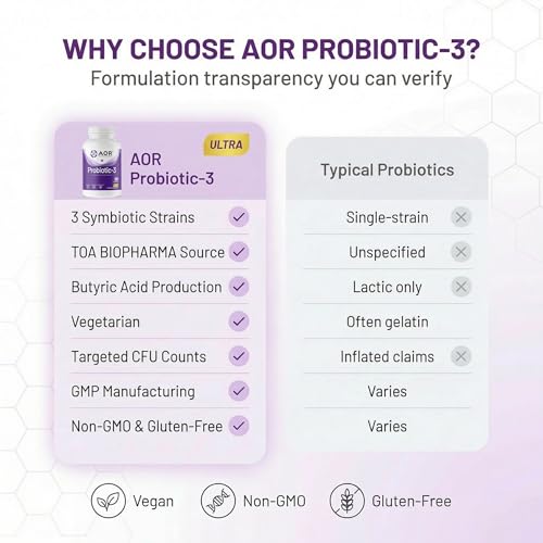 AOR probiotic capsules for overall health