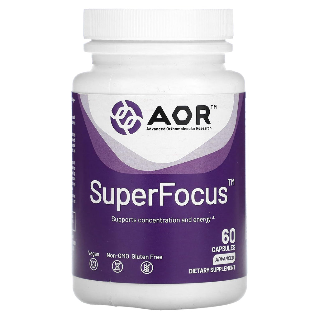 AOR SuperFocus dietary supplement capsules