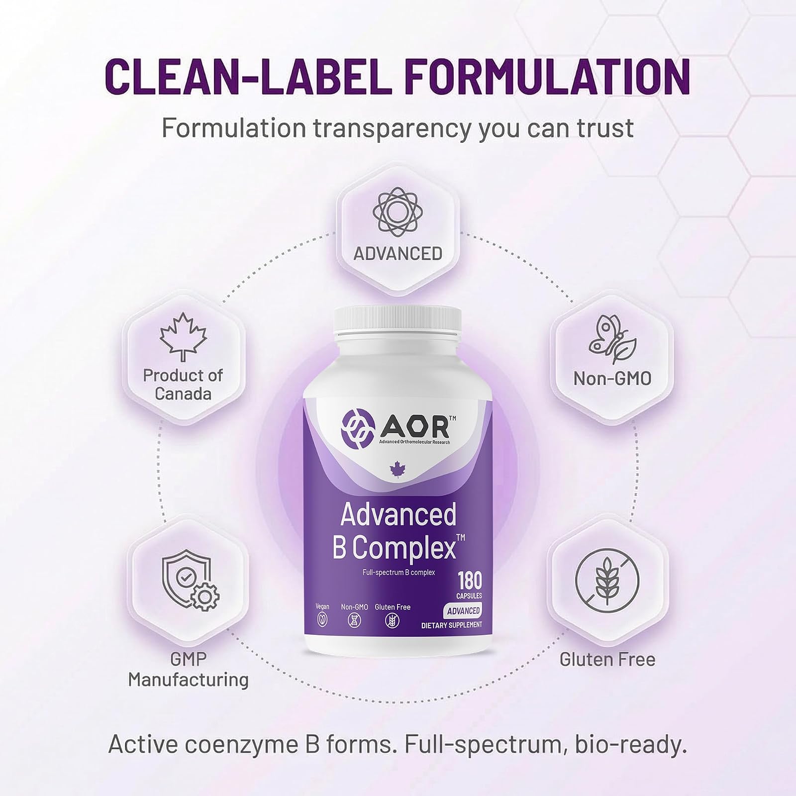 AOR vitamin B complex for stress
