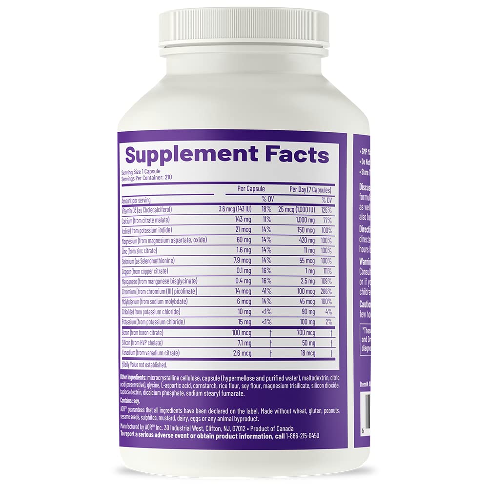 AOR vitamins for overall wellness