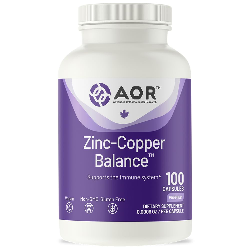 AOR Zinc Copper Balance capsules
