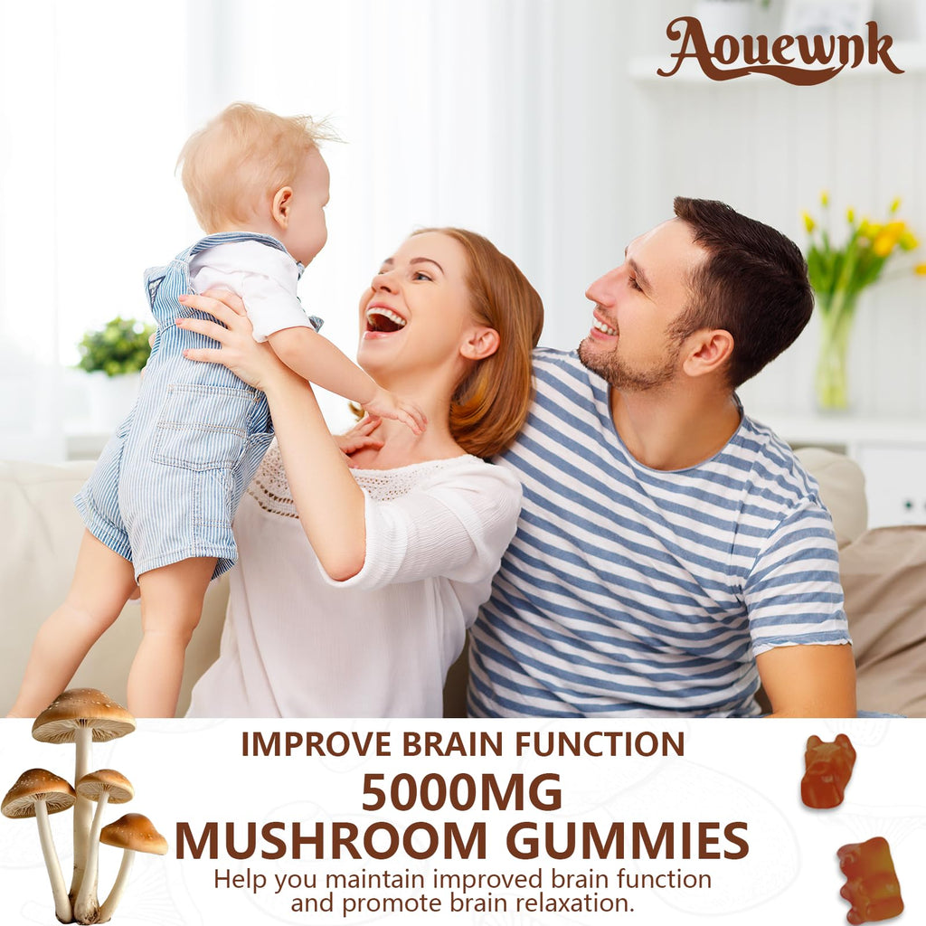 Aouewnk mushroom gummies for better sleep