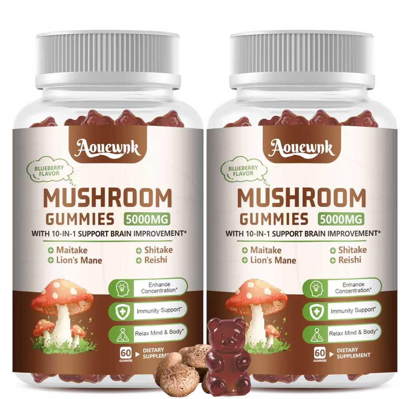 Aouewnk mushroom gummies for wellness