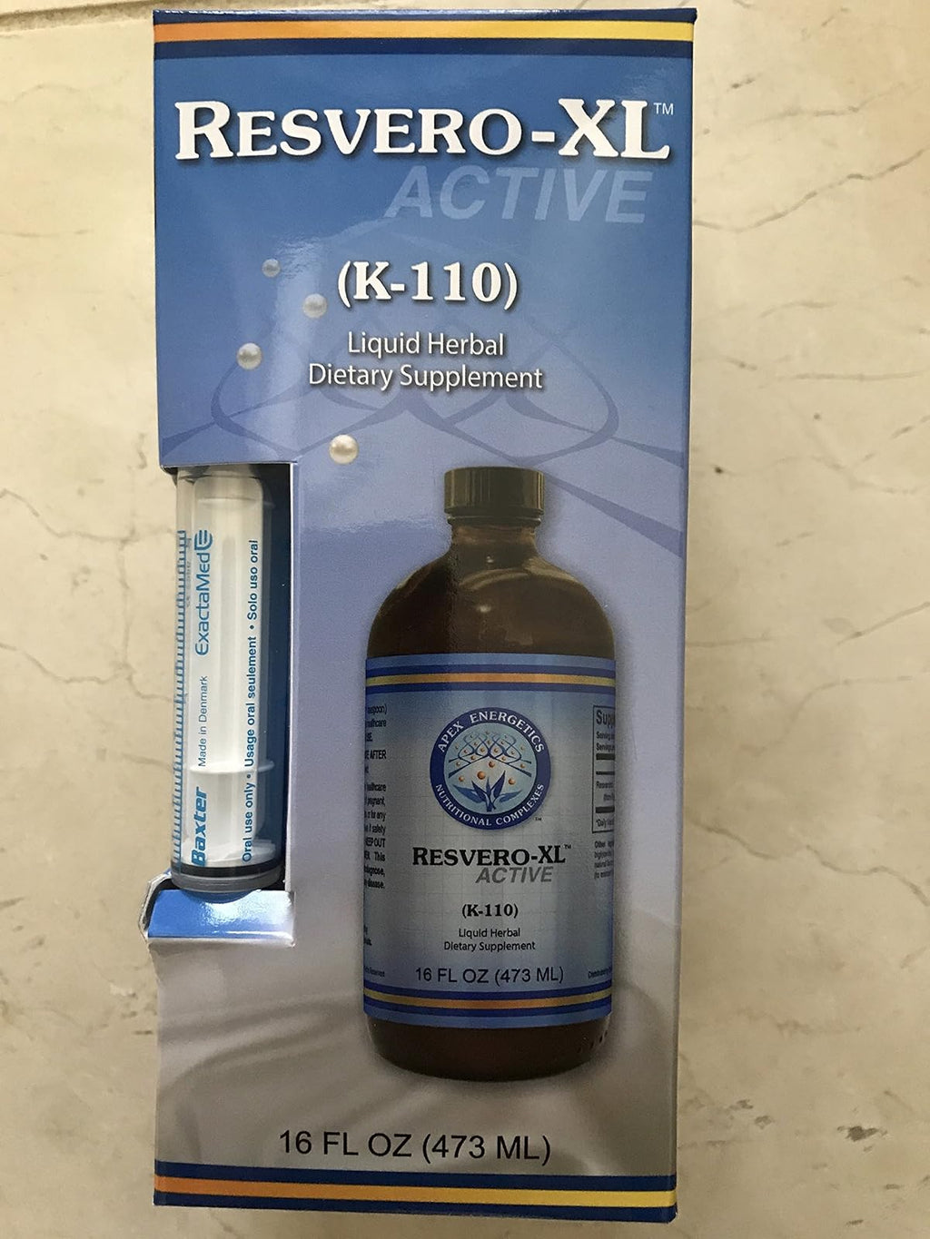 Apex Energetics Resvero Active benefits