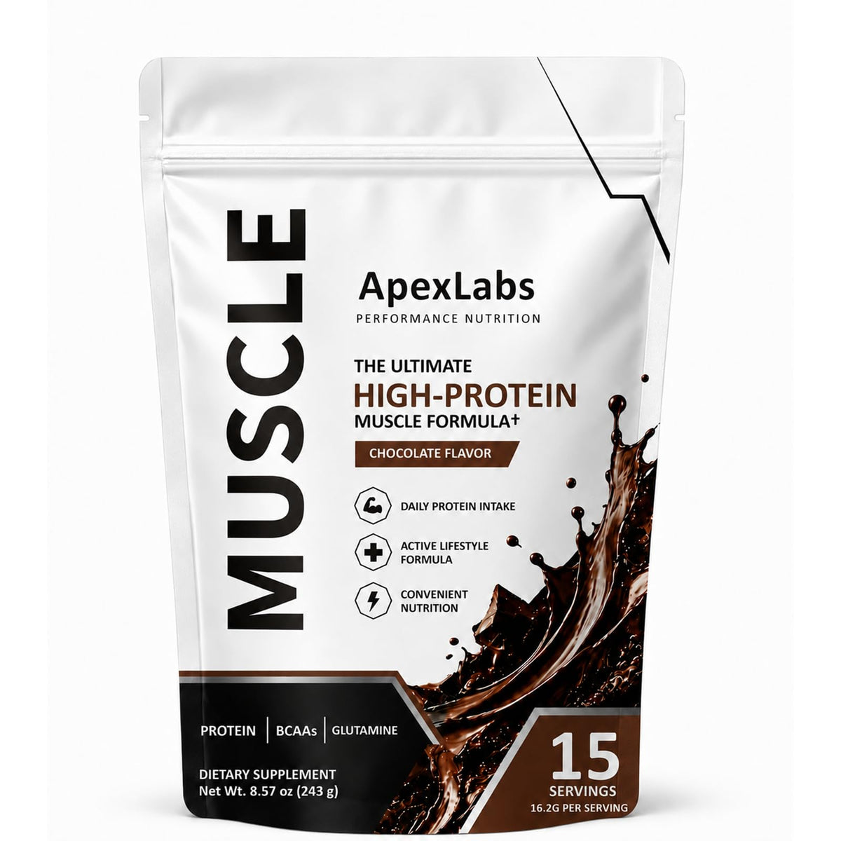 Apexlabs chocolate powder for energy