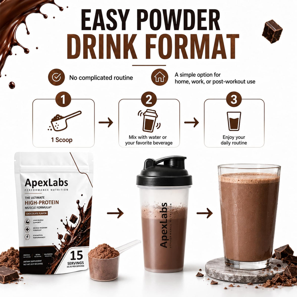 Apexlabs protein powder for athletes