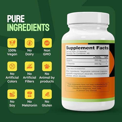 Apigenin capsules for better sleep
