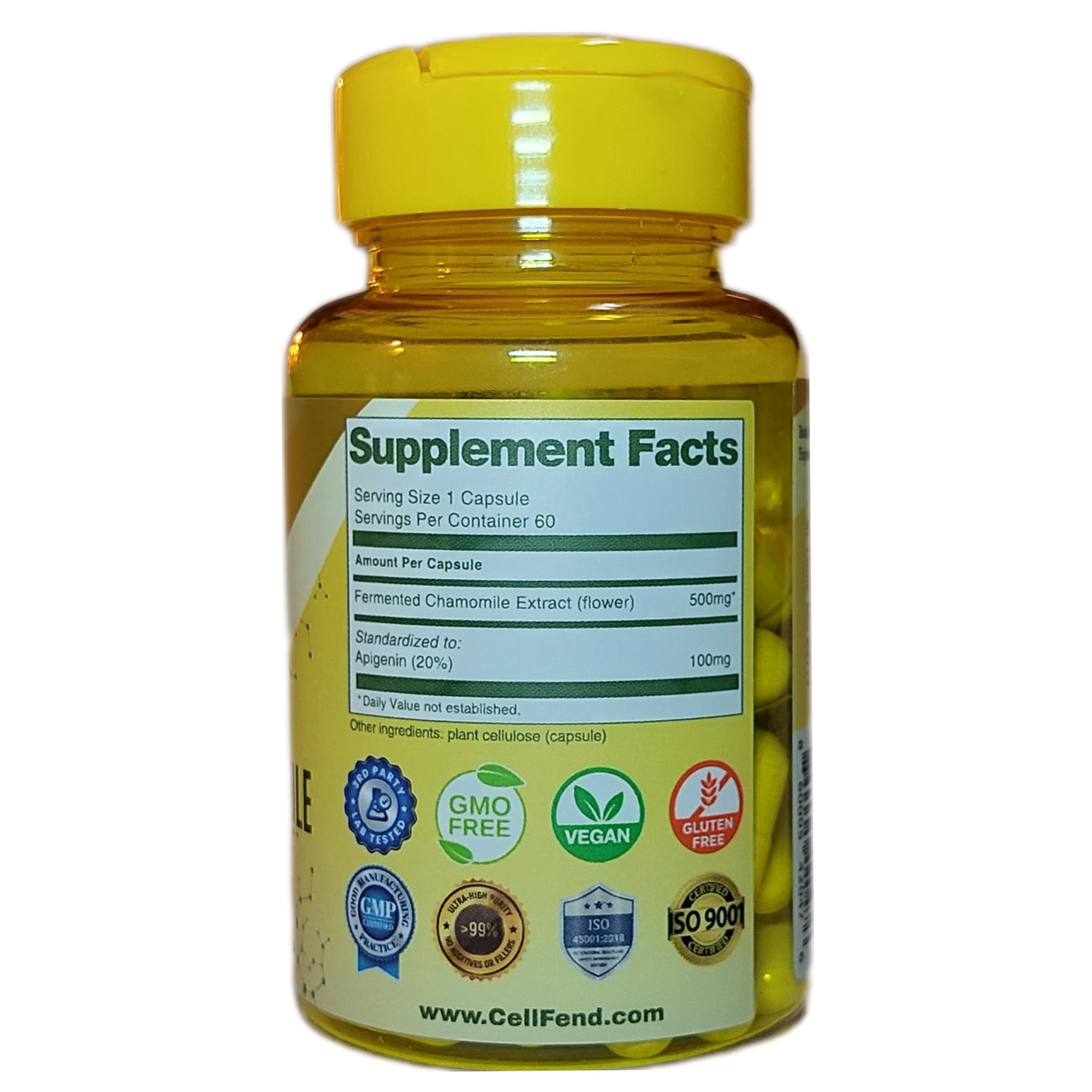 apigenin chamomile for stress relief