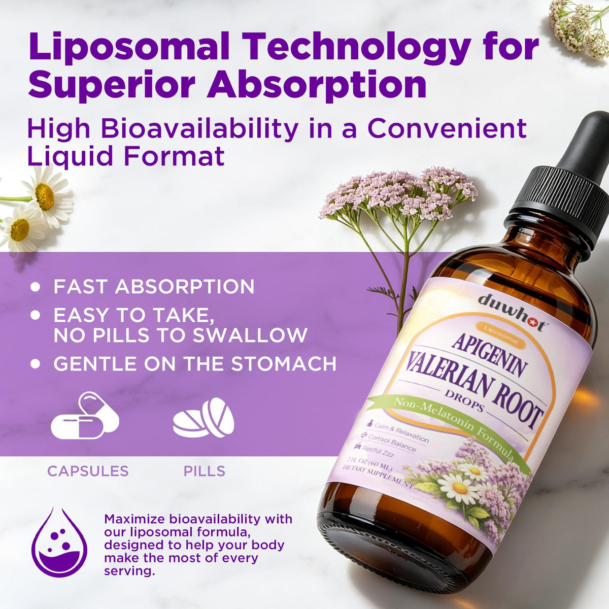 apigenin drops for better sleep