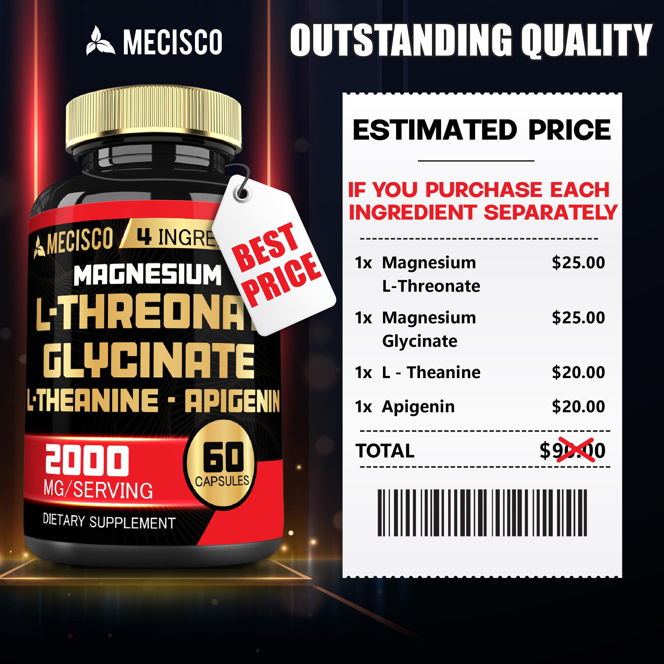 apigenin enriched magnesium for relaxation