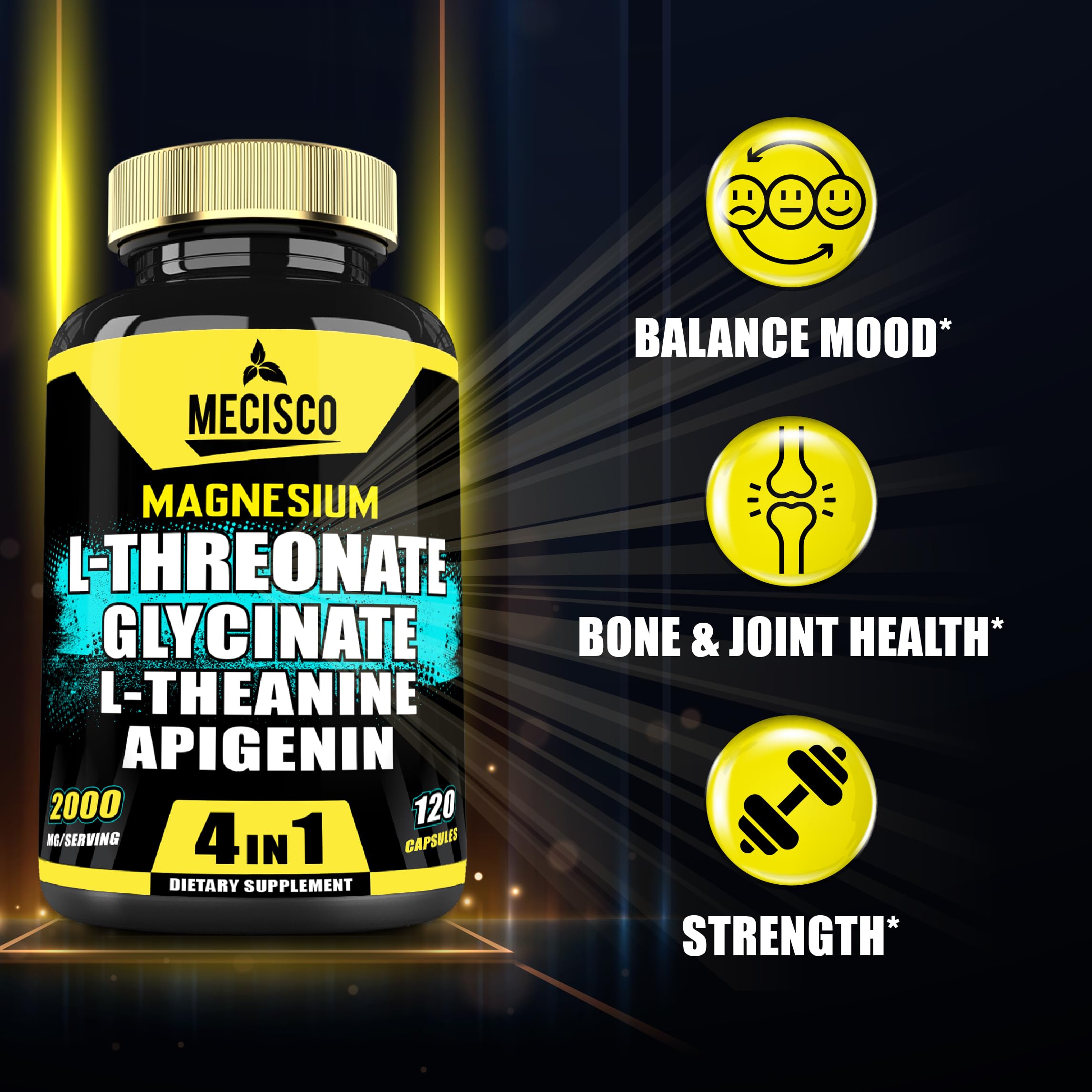 apigenin enriched magnesium for stress relief